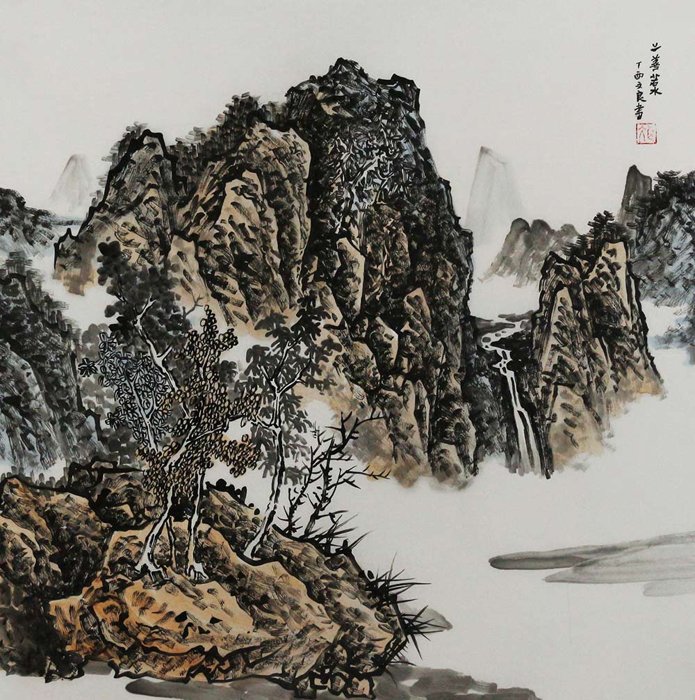 博宝资讯 徐文良国画山水作品赏析超凡脱俗气韵悠远 徐文良 国画山水 艺术 艺品万家