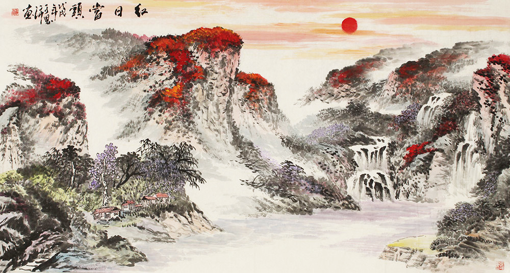 于恩沛山水画作品赏析 用墨彩诠释山水精神呈现空灵超逸的意象世界博宝资讯 于恩沛 山水画 博宝艺术网